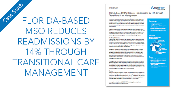 Florida-based MSO Reduces Readmissions by 14% through Transitional Care ...