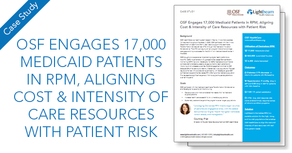 OSF Engages 17k Medicaid Patients Using Deviceless® RPM - Lightbeam ...